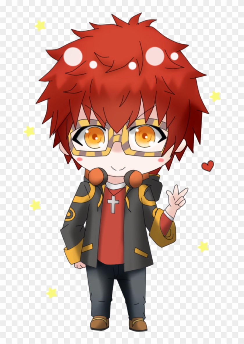 Chibi 707 [mystic Messenger] Color By Shiemi-hime - Chibi - Free ...